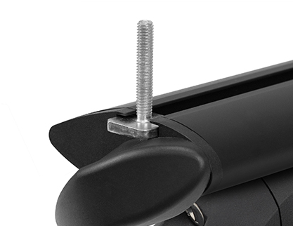 BARRA FLUSH/RAISED RAILS SONIC XL BLACK